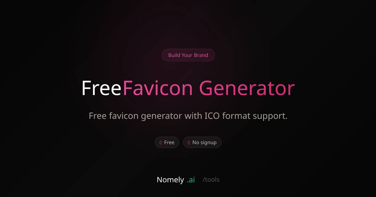Free Favicon Generator - Free favicon generator with ICO format support ...